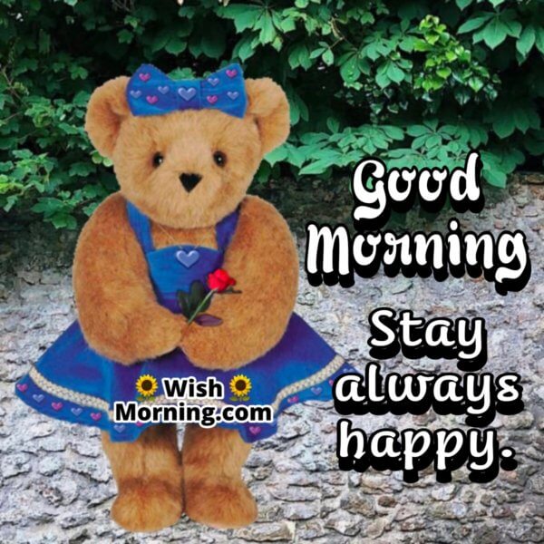 Good Morning Teddy Cards for a Cute and Cheerful Start - Wish Morning