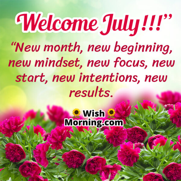 July Month Wishes and Quotes for Growth and New Beginnings - Wish Morning