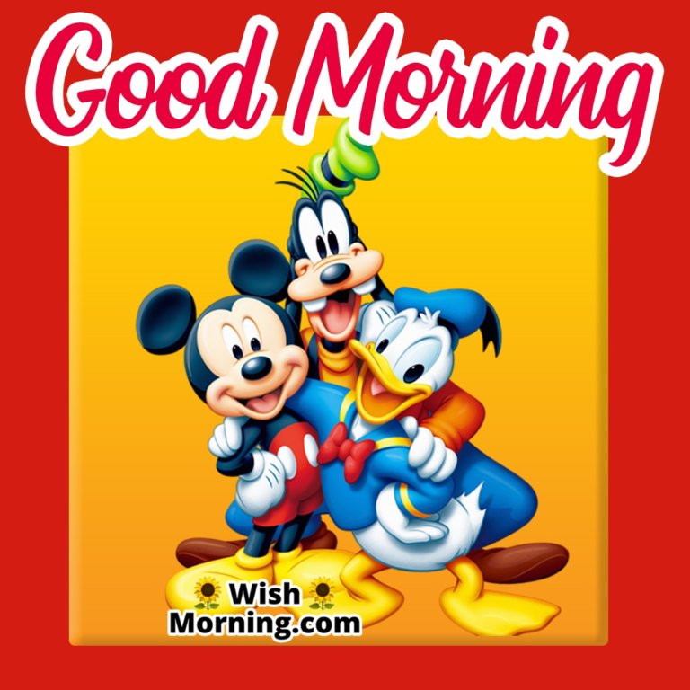 Good Morning Cartoon Animals for a Whimsical Start - Wish Morning