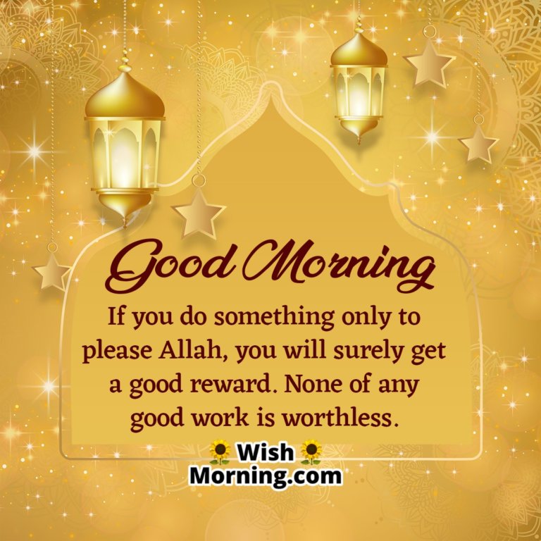 Good Morning Islamic Messages for Faith and Positivity - Wish Morning