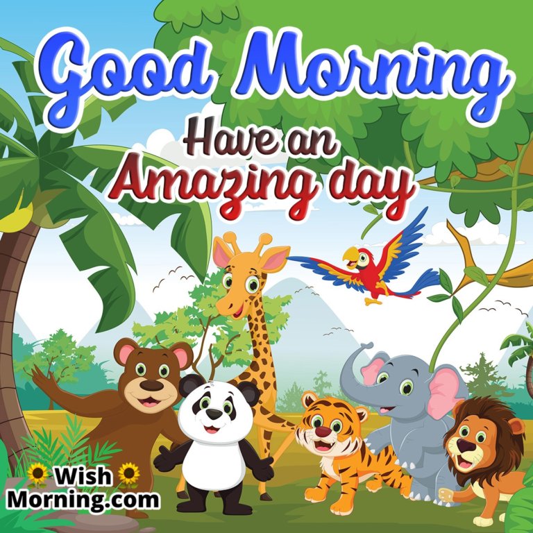 Good Morning Animal Images for a Bright and Cheerful Day - Wish Morning