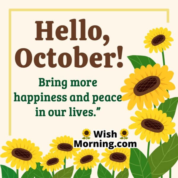 October Month Wishes for New Beginnings and Autmn vibes - Wish Morning