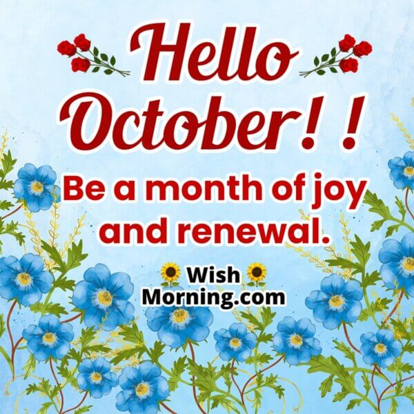 October Month Wishes for New Beginnings and Autmn vibes - Wish Morning