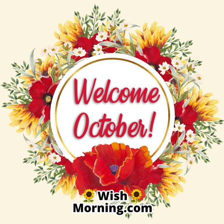 October Month Wishes for New Beginnings and Autmn vibes - Wish Morning