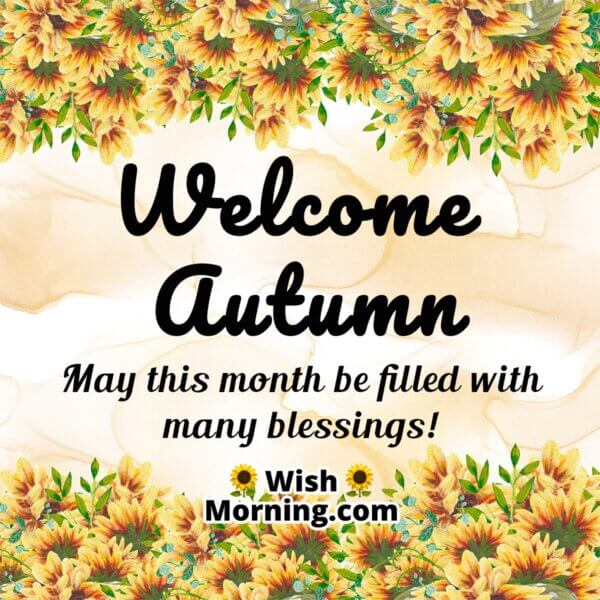 October Month Wishes for New Beginnings and Autmn vibes - Wish Morning