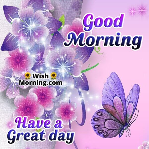 Good Morning Butterfly Beautiful Images for Bright Start - Wish Morning