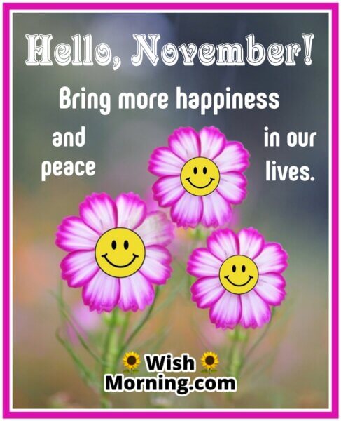 November Month Wishes and Quotes to Spread Joy and Positivity - Wish ...