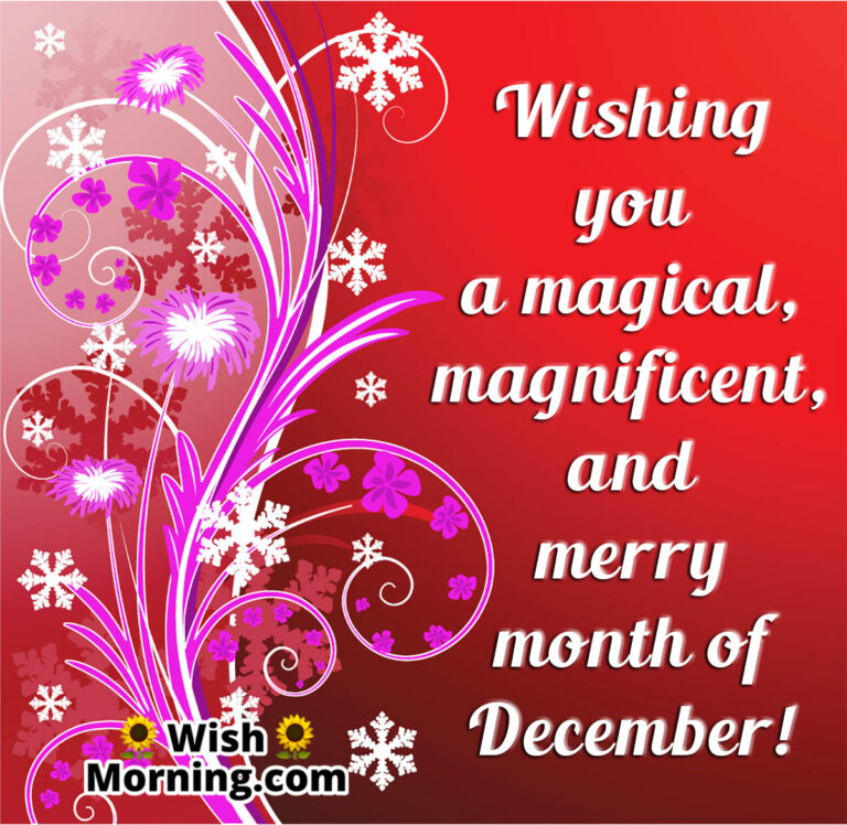 December Month Wishes and Quotes for Joy and Blessings - Wish Morning