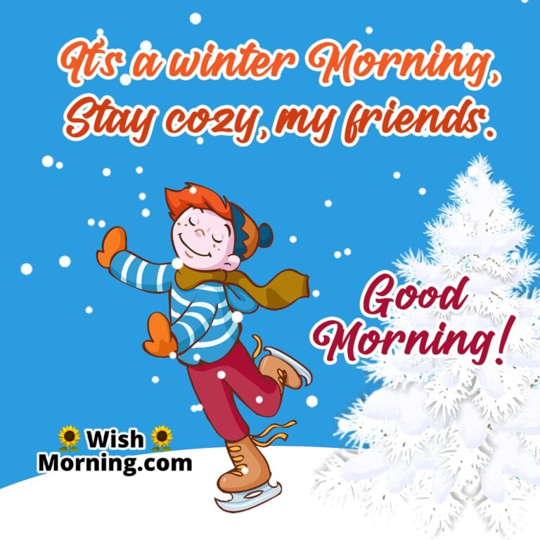 Winter Morning Wishes for Warmth in the Chill - Wish Morning