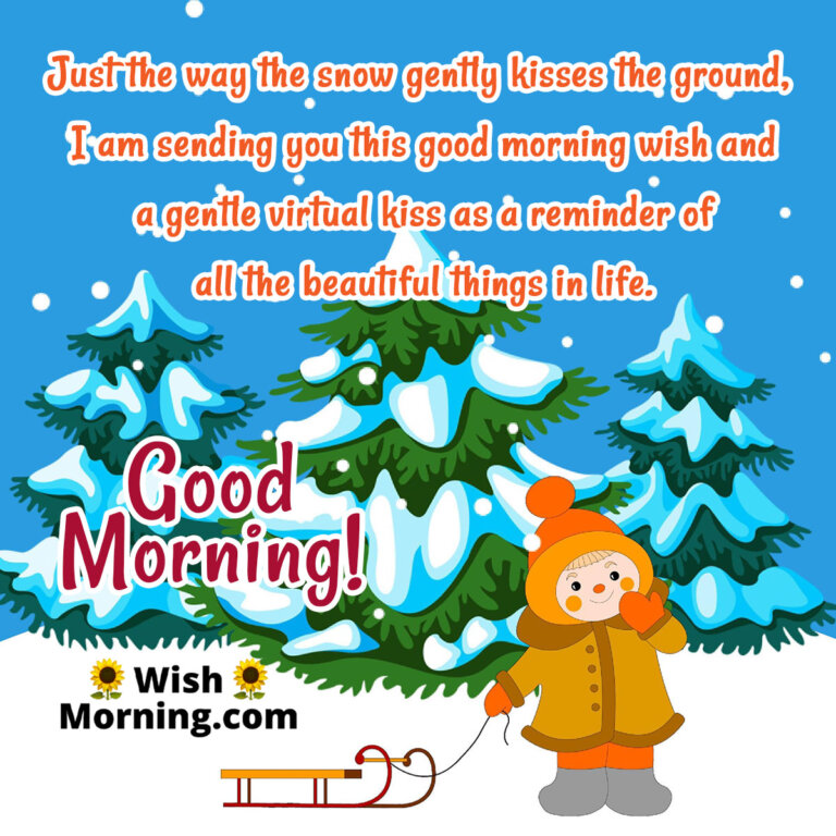 Winter Morning Wishes for Warmth in the Chill - Wish Morning