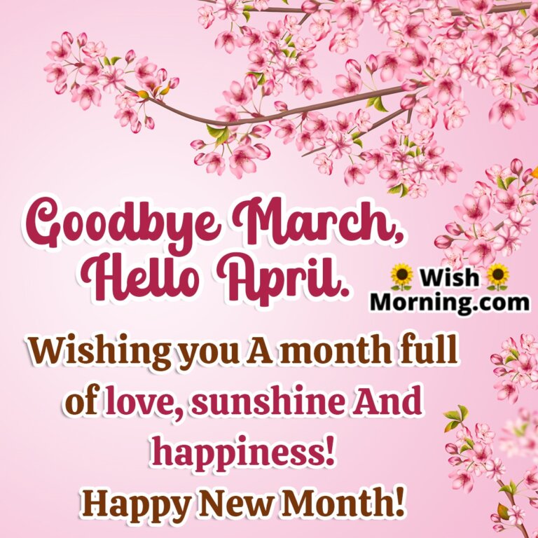 April Month Wishes and Quotes for a Joyful New Beginning - Wish Morning