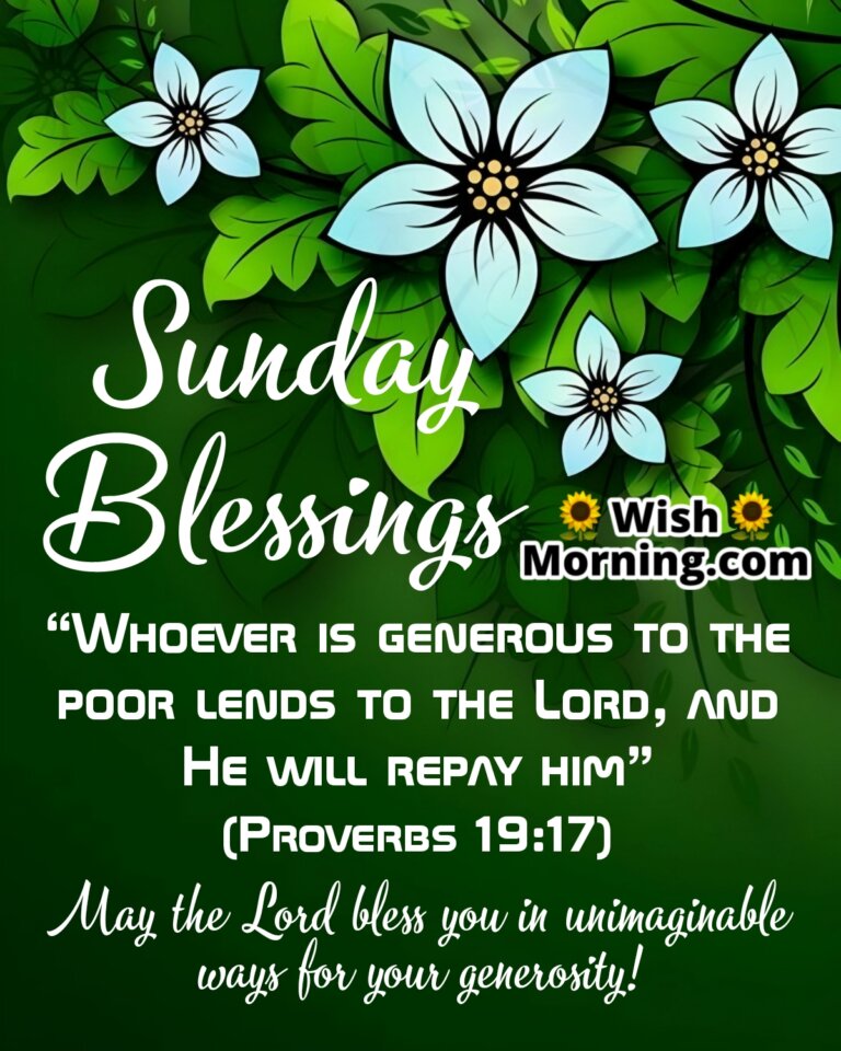 Sunday Blessing Images for a Peaceful and Joyful Day - Wish Morning