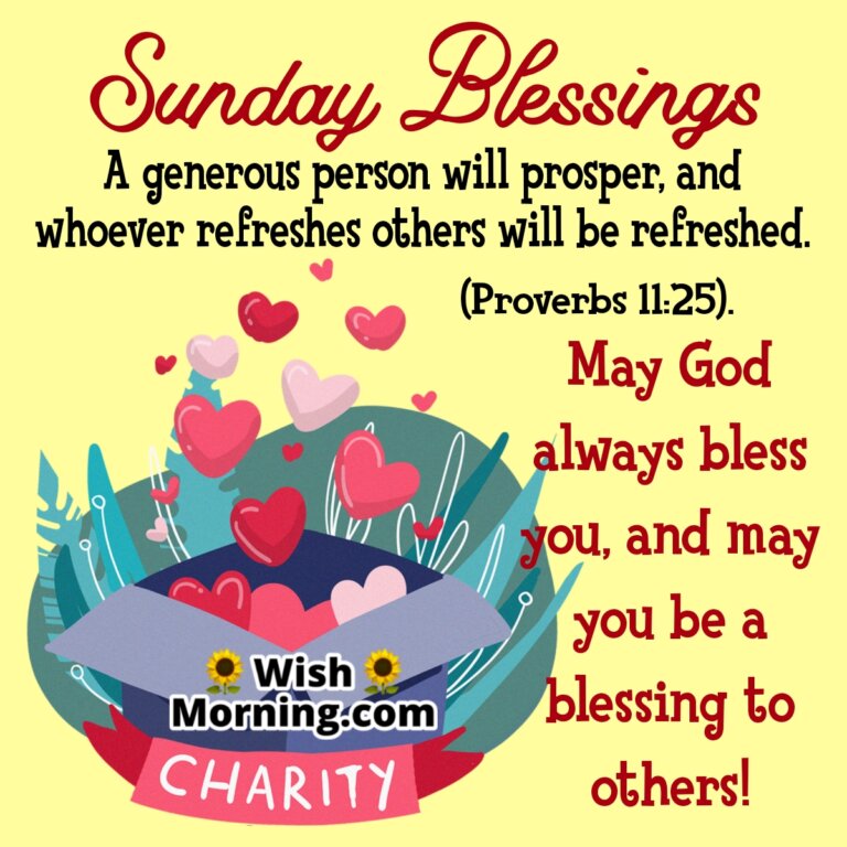 Sunday Blessing Images for a Peaceful and Joyful Day - Wish Morning