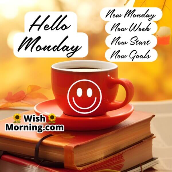 Hello Monday Wishes for a Fresh and Motivated Start - Wish Morning