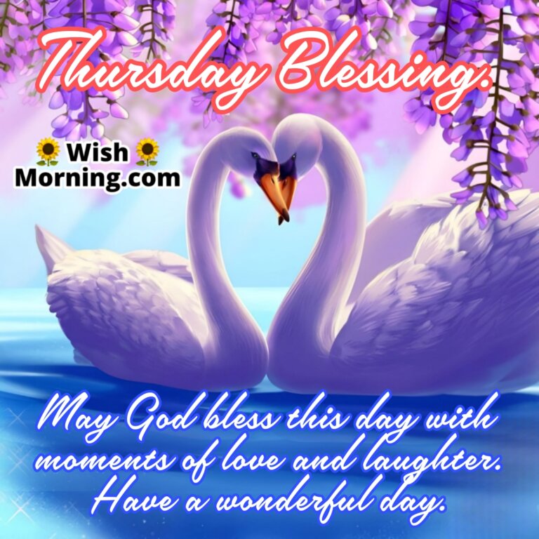 Thursday Blessing Images for a Peaceful and Joyful Day - Wish Morning