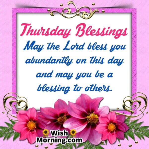 Thursday Blessing Images for a Peaceful and Joyful Day - Wish Morning
