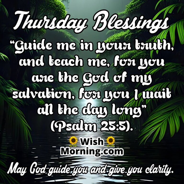 Thursday Blessing Images for a Peaceful and Joyful Day - Wish Morning