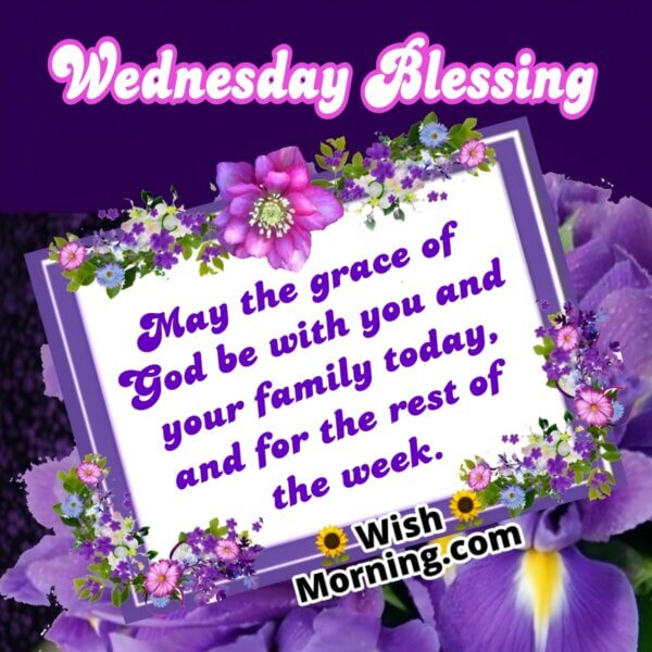 Wednesday Blessing Images for a Positive Day - Wish Morning