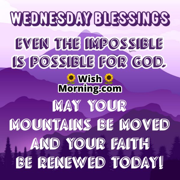 Wednesday Blessing Images for a Positive Day - Wish Morning