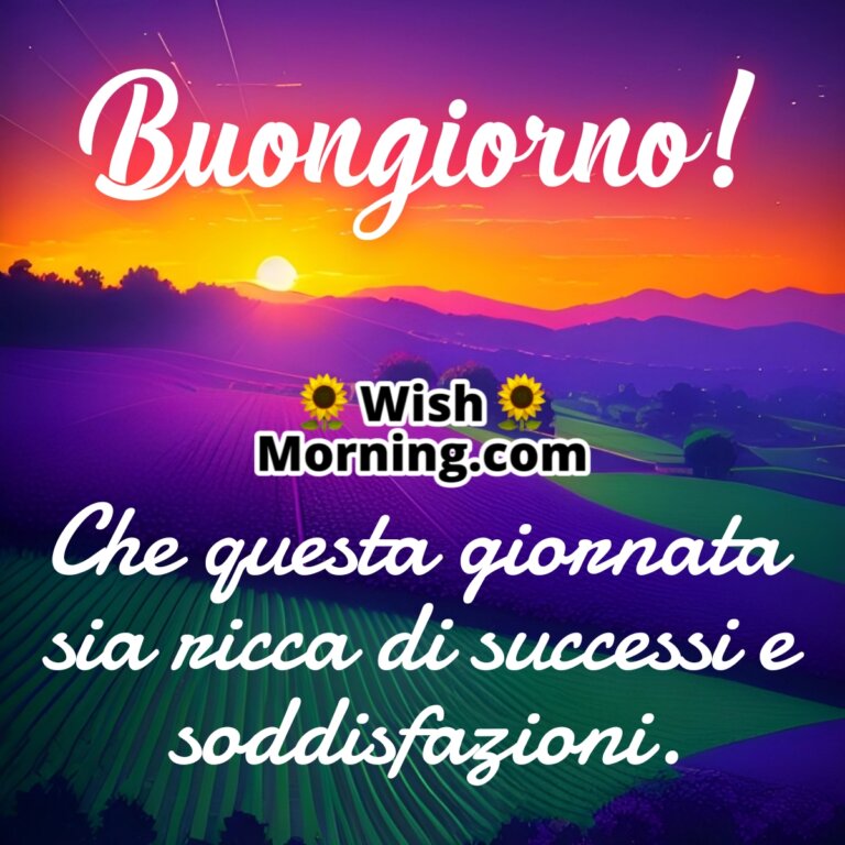 Good Morning Italian Wishes to Brighten Your Day - Wish Morning