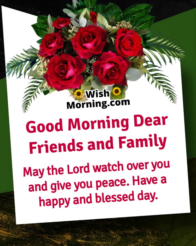 Good Morning Family & Friends Wishes for a Joyful Day - Wish Morning