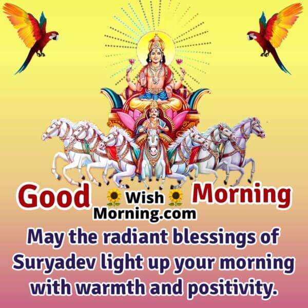 Good Morning Suryadev Images for Blessings to Start the Day - Wish Morning