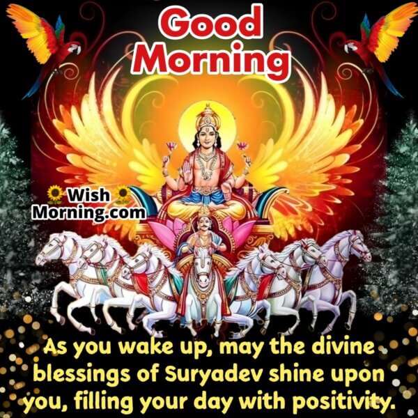 Good Morning Suryadev Images for Blessings to Start the Day - Wish Morning