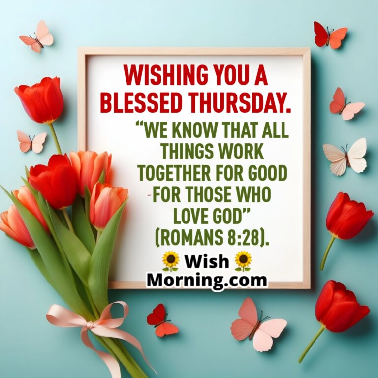 Thursday Blessing Images for a Peaceful and Joyful Day - Wish Morning