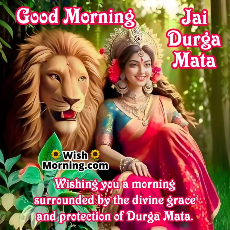 Good Morning Durga Mata Images for a Blessed Day - Wish Morning