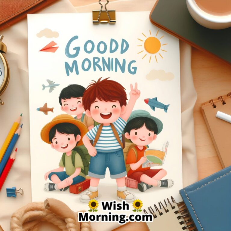 Good Morning Kids Images to Brighten Their Day - Wish Morning