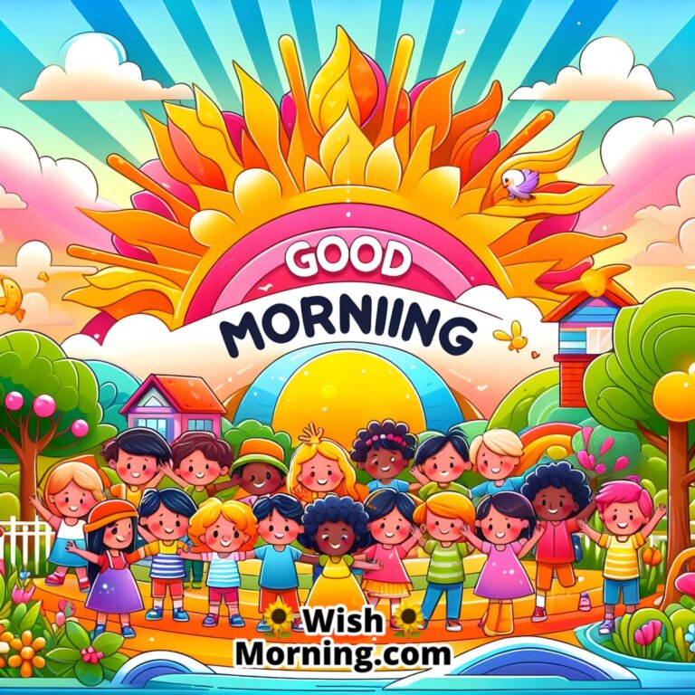 Good Morning Kids Images to Brighten Their Day - Wish Morning