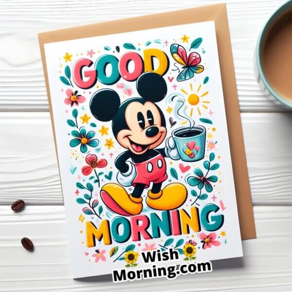 Good Morning Mickey Cheerful Images for a Joyful Start - Wish Morning