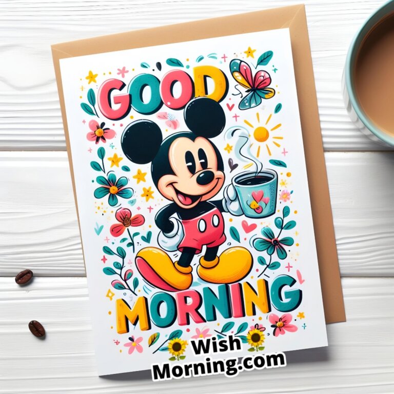 Good Morning Mickey Cheerful Images for a Joyful Start - Wish Morning