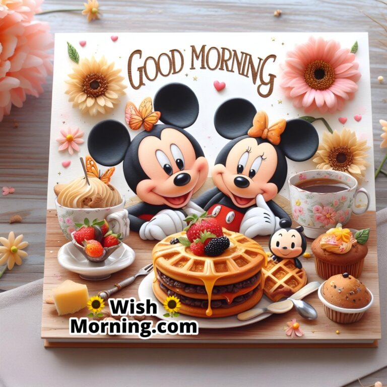 Good Morning Mickey Cheerful Images for a Joyful Start - Wish Morning