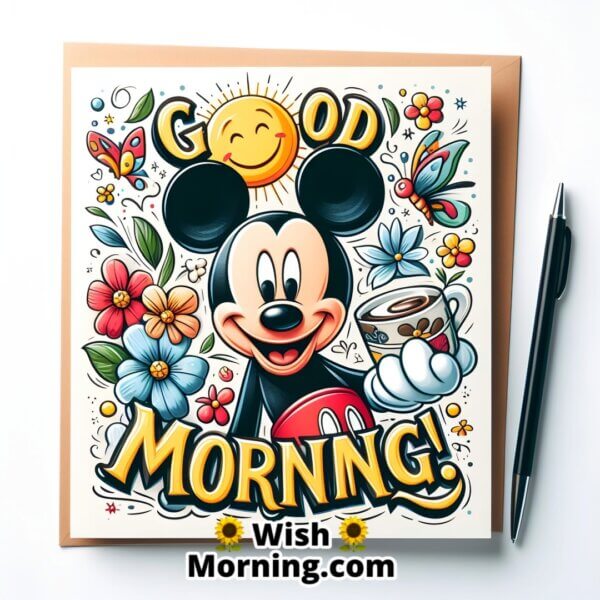 Good Morning Mickey Cheerful Images for a Joyful Start - Wish Morning