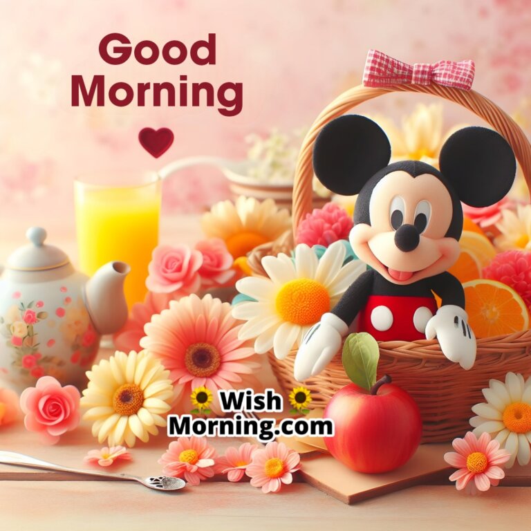 Good Morning Mickey Cheerful Images for a Joyful Start - Wish Morning
