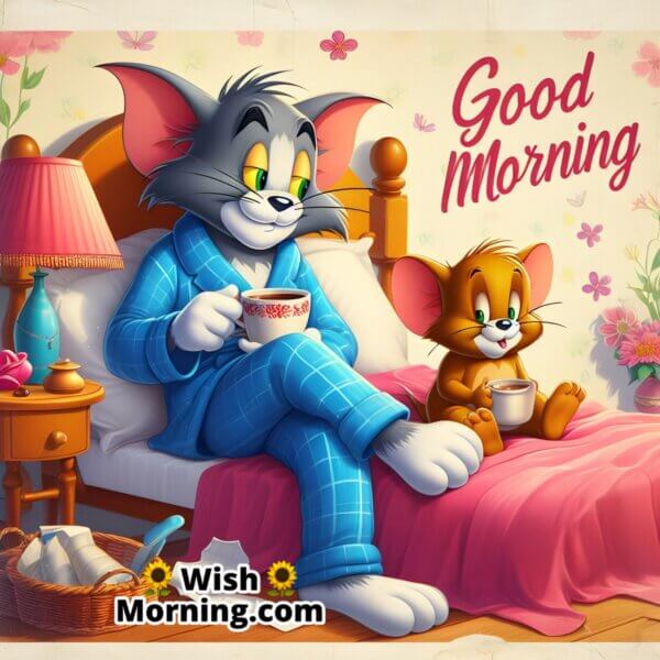 Good Morning Tom And Jerry Images For A Cheerful Day - Wish Morning