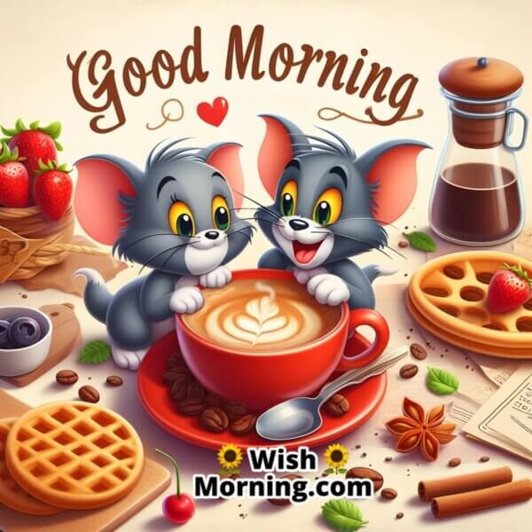 Good Morning Tom And Jerry Images For A Cheerful Day - Wish Morning
