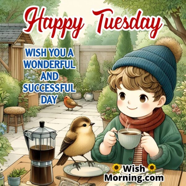 Tuesday Morning Wishes to Brighten Your Day with Positivity - Wish Morning