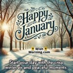 January Month Wishes and Quotes for a Positive Start - Wish Morning