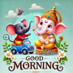 Blessed Beginnings with Good Morning Ganesha Images - Wish Morning