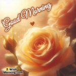 Good Morning Wishes with Rose Flower To Start Beautiful Day - Wish Morning