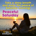 Saturday Good Morning Images for a Relaxing and Happy Day - Wish Morning